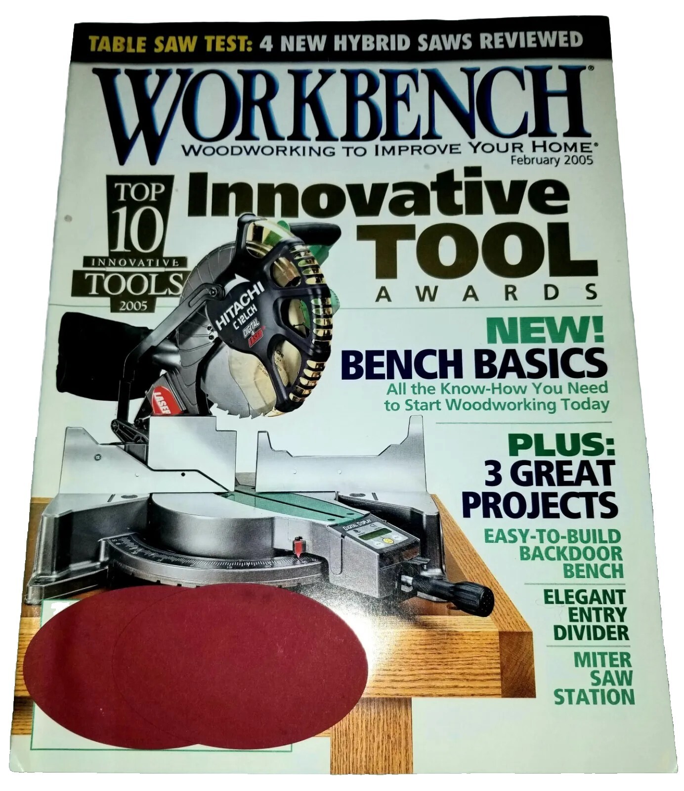Workbench Magazine. Bench Basics. Entry Divider. February 2005. | eBay