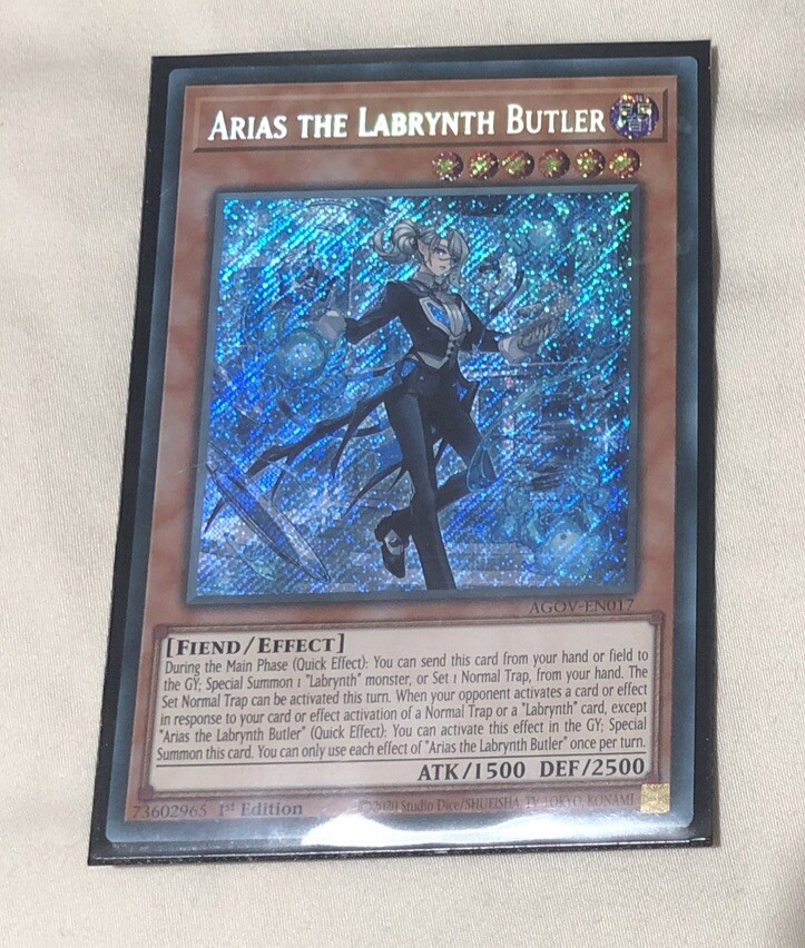 Yu-Gi-Oh! TCG Arias the Labrynth Butler Age of Overlord AGOV-EN017 1st ...