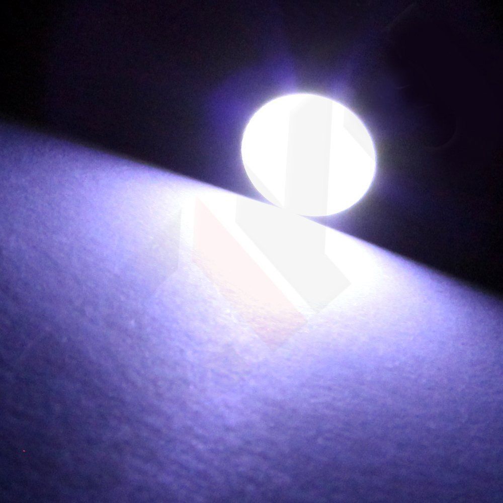 20pc T5 Wedge High Power White Car Instrument Dash Gauge Cluster LED ...