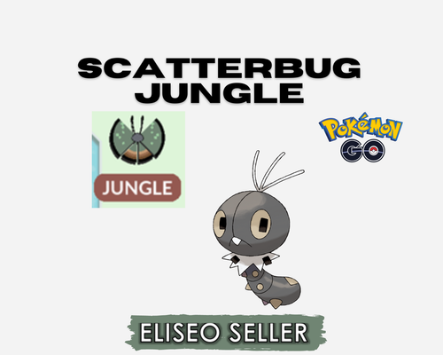 Pokemon Scatterbug GO - 1 Scatterbug per purchase - All Habitats ...