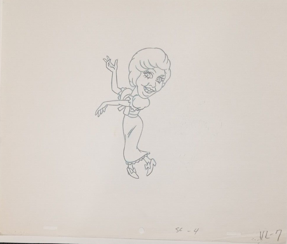 Vicki Lawrence Carol Burnett TV Show Pencil Drawing VL7 | eBay
