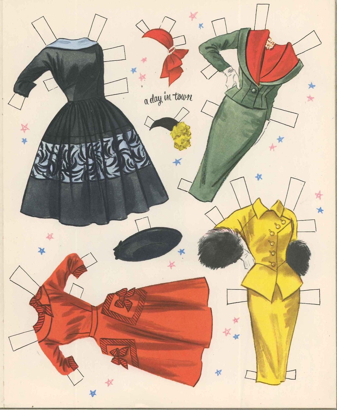 VINTAGE 1955 PAT CROWLEY PAPER DOLLS ~LASR REPRODUCTION~UNCUT LO PR NO1 ...