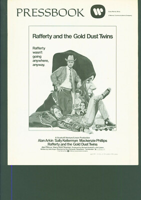 Rafferty and the Gold Dust Twins (1975) press book Alan Arkin, Sally ...