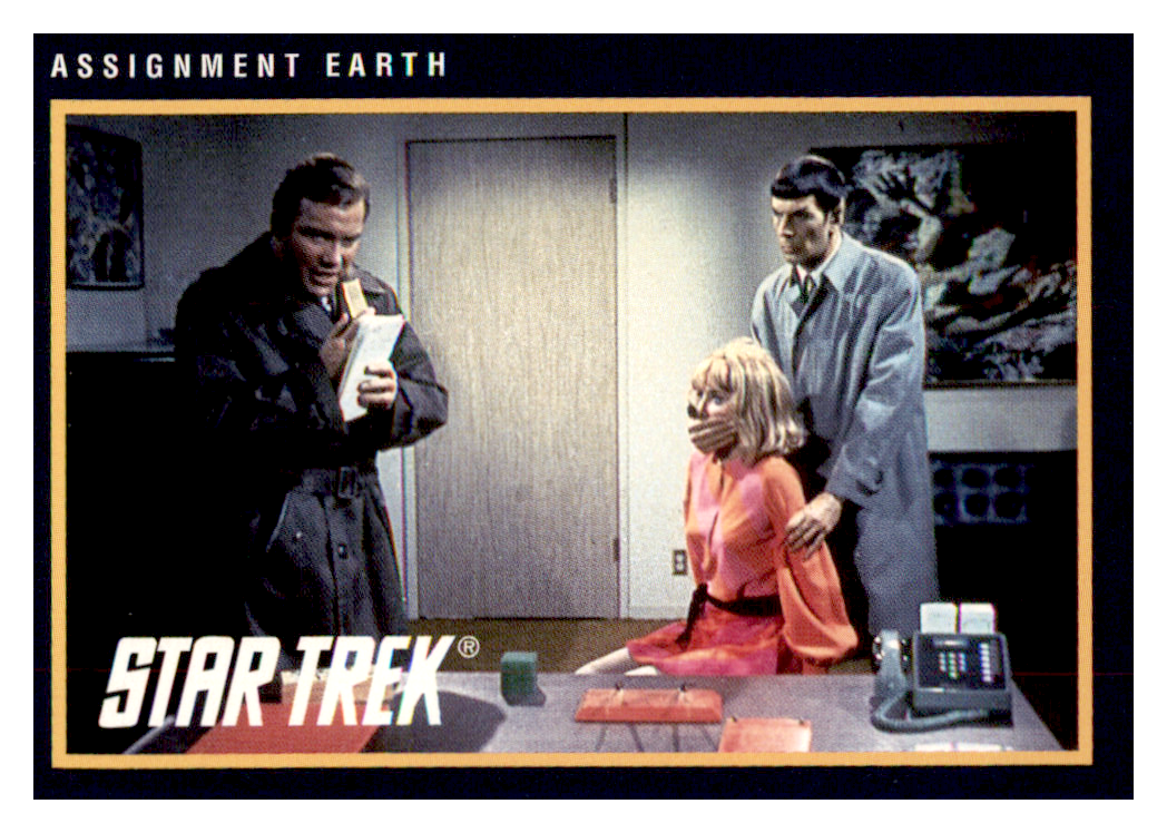 1991 STAR TREK Assignment Earth Trading Card #185 Paramount Pictures | eBay
