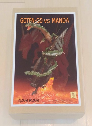 GOWROW Gotengo VS Manda Garage Kit Resin Cast Figure GODZILLA | eBay