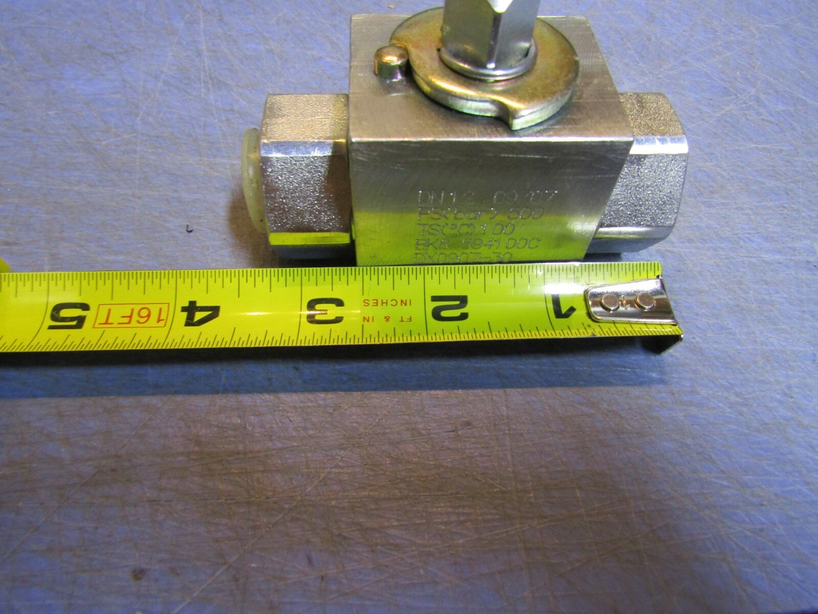 1 Argus Flowserve Valve DN12 09/07 PS(bar) 500 TS(⁰C) 100 BK8 594100C ...