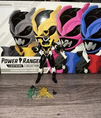 Yellow Psycho Ranger (Rare) from Power Rangers In Space&The Lightning ...