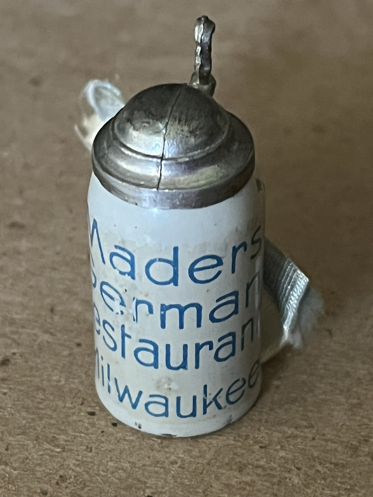 MADER’S Famous German Restaurant Milwaukee WI Ceramic Stein 1” Mini ...