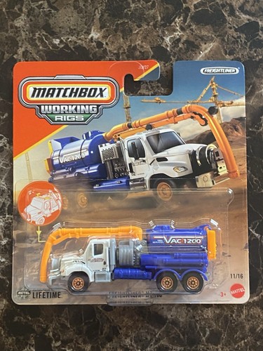 Matchbox Working Rigs Freightliner 106 Vacuum Septic Truck NIB IN HAND ...