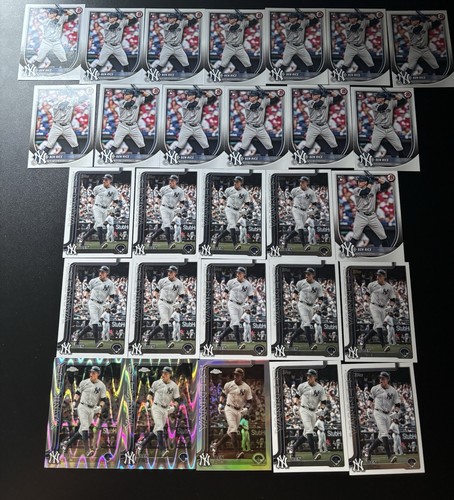 2025 Topps Bowman Ben Rice Rookie Card Chrome Lot 33 Yankees Sepia ...