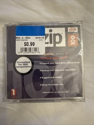 Iomega ZIP 100 PC Formatted 100Mb ZIP Disk With Jewel Case | eBay