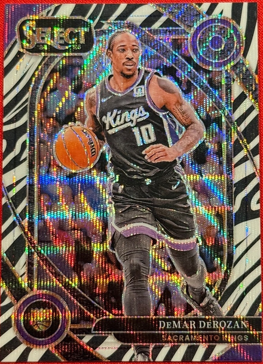 2024-25 Panini Select - Courtside DeMar DeRozan #252 Zebra Prizm for ...
