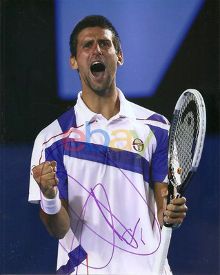 Novak Djokovic REPRINT Autographed Signed 8x10 Photo Tennis | eBay