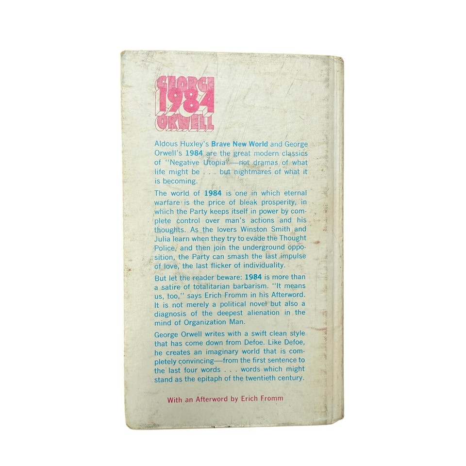 1984 George Orwell Covercraft Vintage Collectible Novel Book | eBay