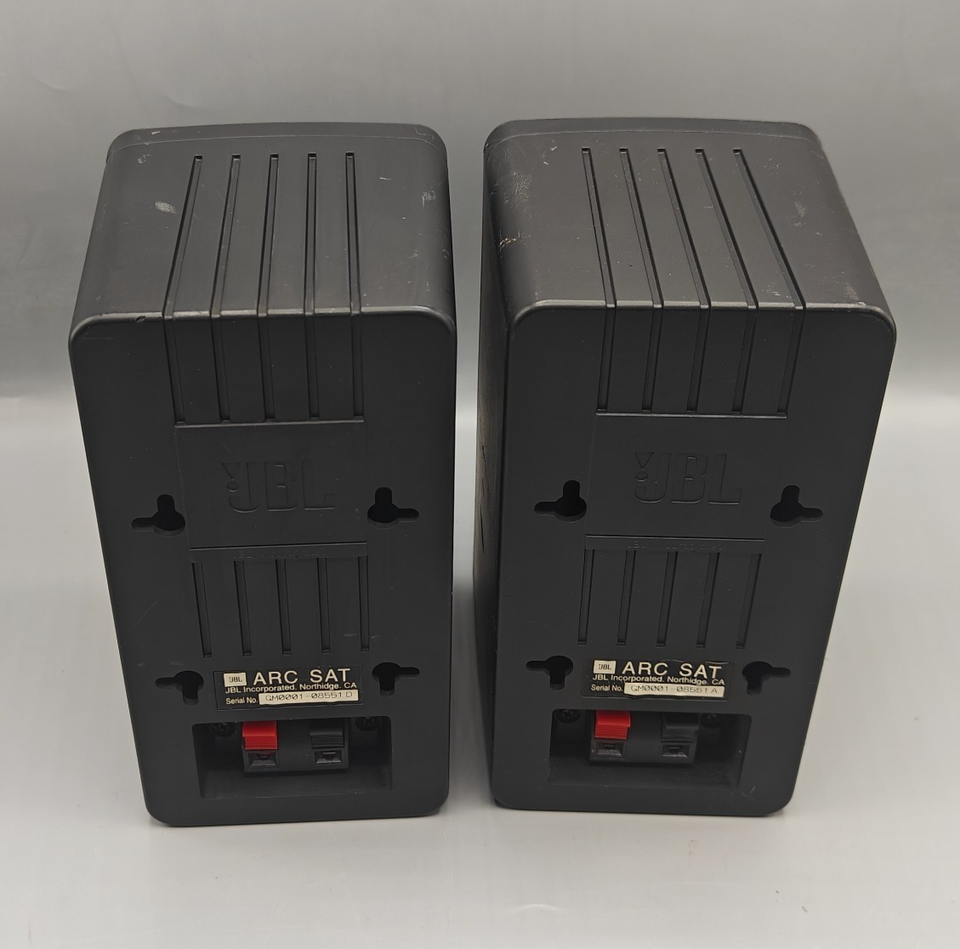 JBL ARC Sat Satellite Speakers Pair 2-Way Surround Sound 8 Ohms Black ...