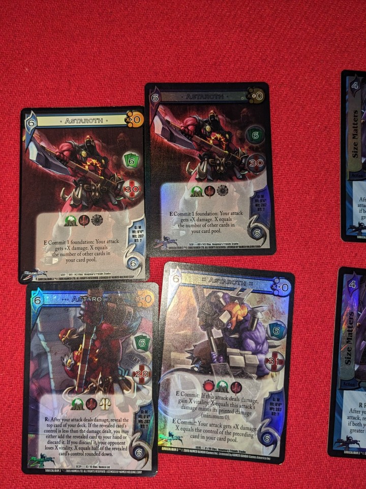UFS Rare/Foil/Promo Cards x12 - Soul Calibur - L | eBay