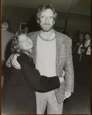 Steven Spielberg With A Young Drew Barrymore, 1986, Original Type 1 ...