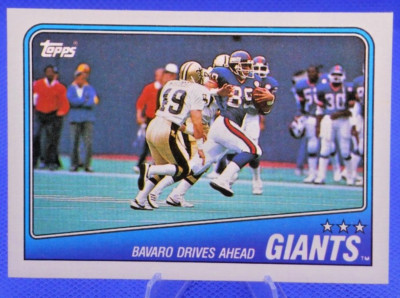 1988 Topps #271 Giants Team Leaders - Mark Bavaro New York Giants | eBay