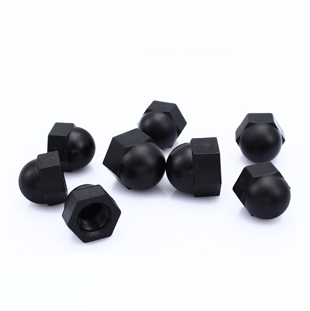 Black Decorative Cap Nuts | Shelly Lighting