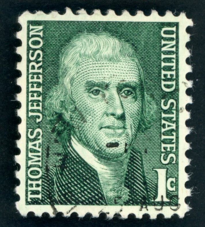 Thomas Jefferson Postage Stamp Value