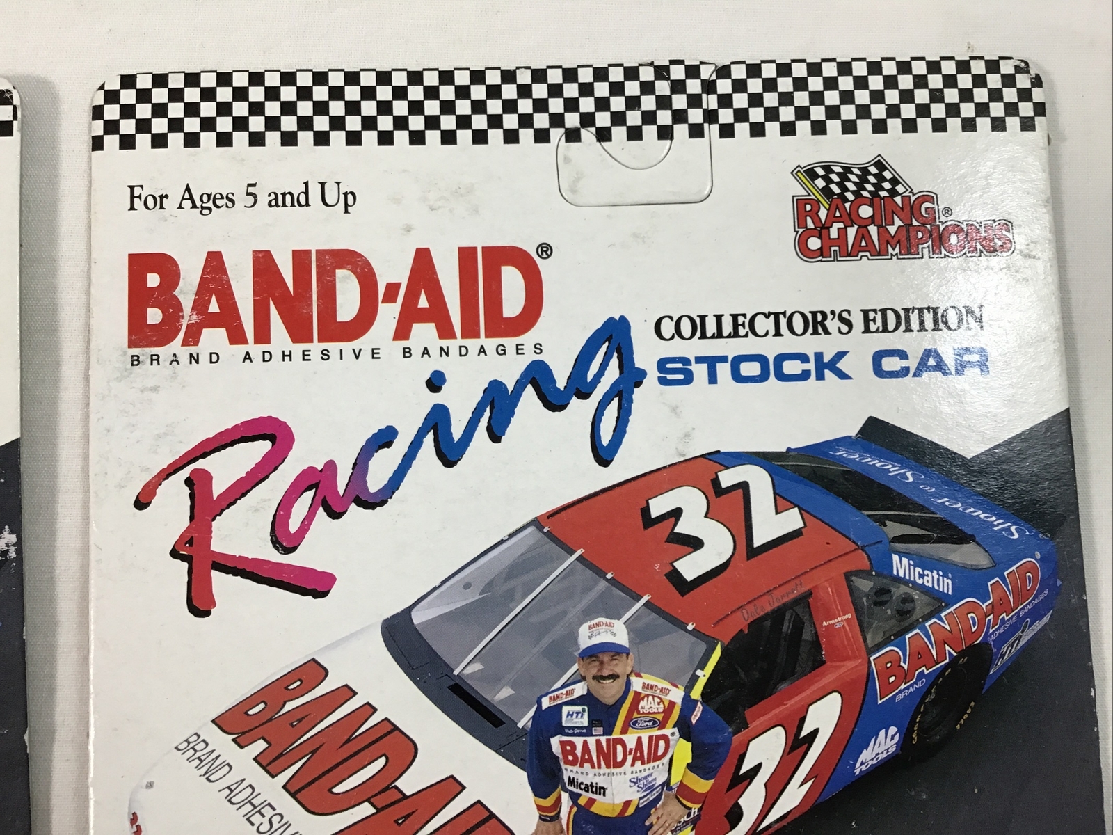 Racing Champions Band-Aid Racing #32 Dale Jarrett Unpunched Lot of 2 ...