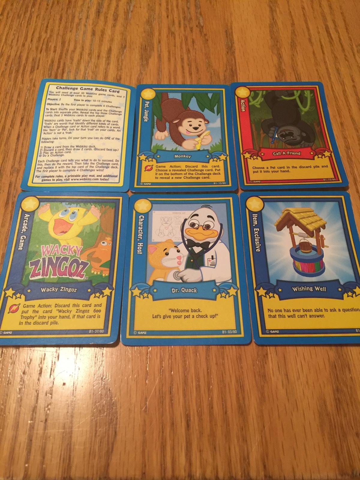 Webkinz Action, Character, Pet, Item, & Arcade Trading Game Cards | eBay