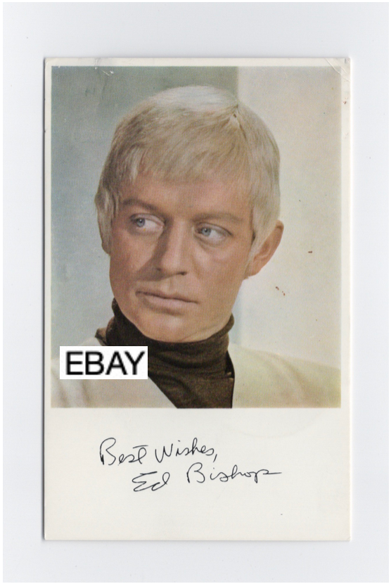 ED BISHOP UFO TV SERIES COMMANDER STRAKER SIGNED PHOTO SCI-FI REPRO | eBay
