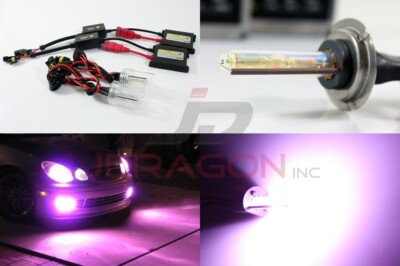 H7 12000K Violet Purple 35W Slim AC Ballast HID Conversion Kit Xenon ...