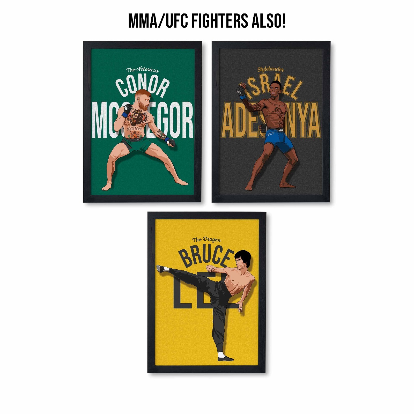 Boxing Poster | Choose 20+ Boxers: Tyson, Ali, Fury, Canelo, Pacquiao ...
