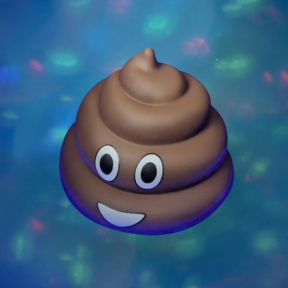 Gift Republic Party Pooper LED Light-up Poop Emoji Bath Toy Fun ...