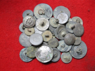 DETECTING FINDS ASSORTED LARGER LOT REV WAR COLONIAL GEORGIAN ONWARDS ...