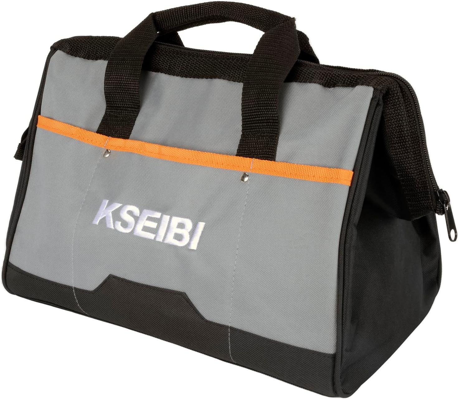 KSEIBI 221615 Big Tool Bag with 3 Pockets Wear-Resistant Base 16.5 inch ...