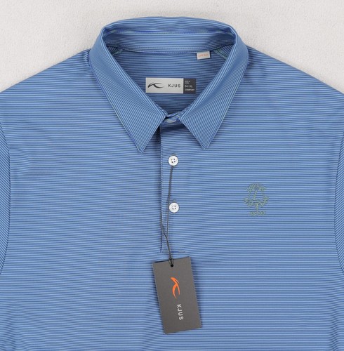 New Kjus Soren Stripe Golf Polo Shirt Mens 54 XLBlue Green Linville GC NWT | eBay