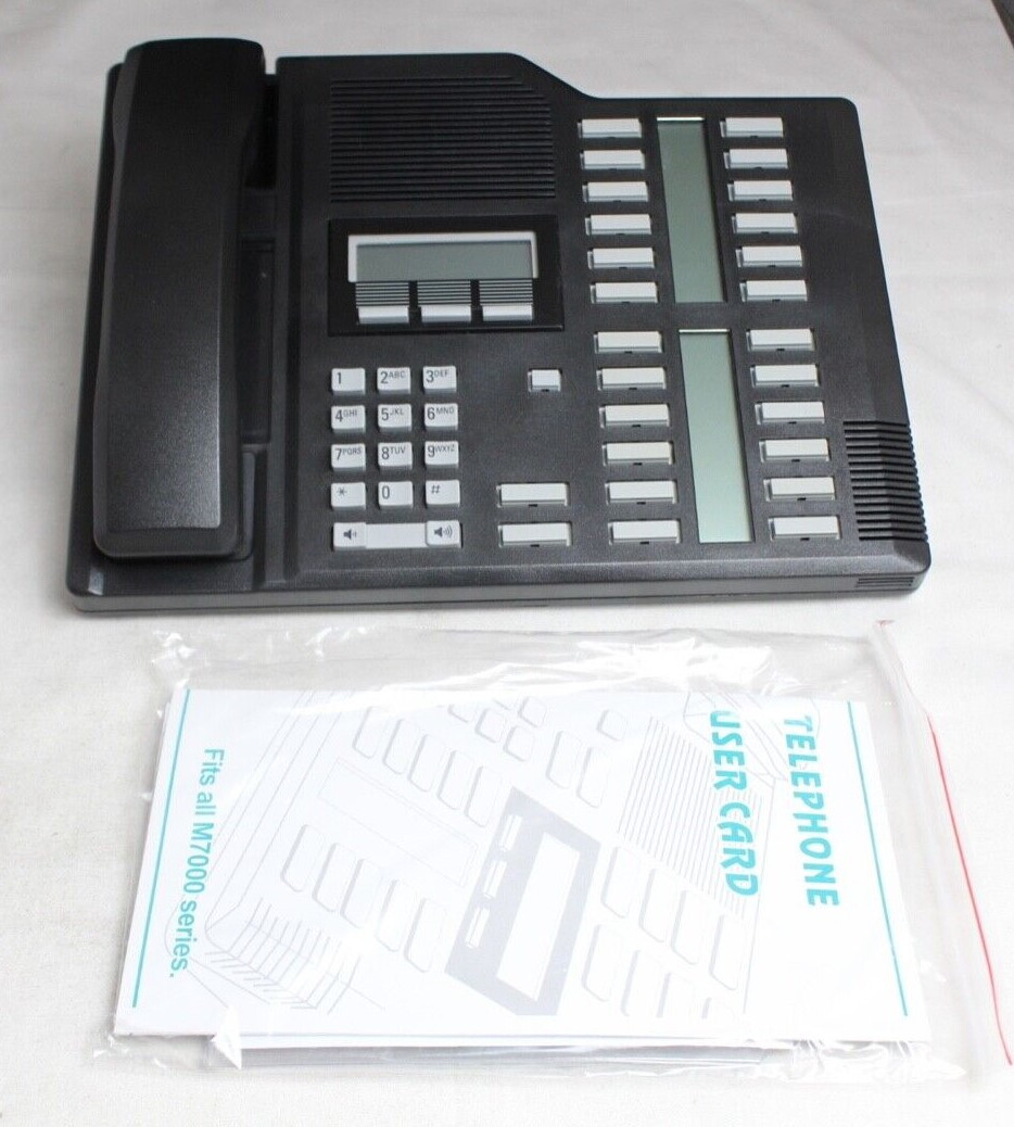 Nortel Norstar M7324 Phone NT8B40 Lit Pack & Buttons Black Seller ...