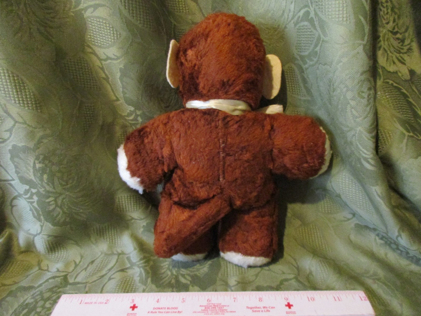 VHTF Vintage Monkigund MONKEY Hard Face Antique Toy Plush Gund Monki w ...