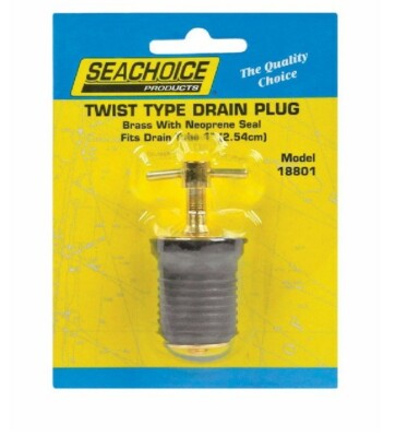 1 Inch Deck, Livewell and Baitwell Twist Type Drain Plugs for Boats ...