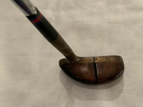 Vintage Bert Dargie 'Won-Putt' RH Putter Brass/ Wood 35" Length ...
