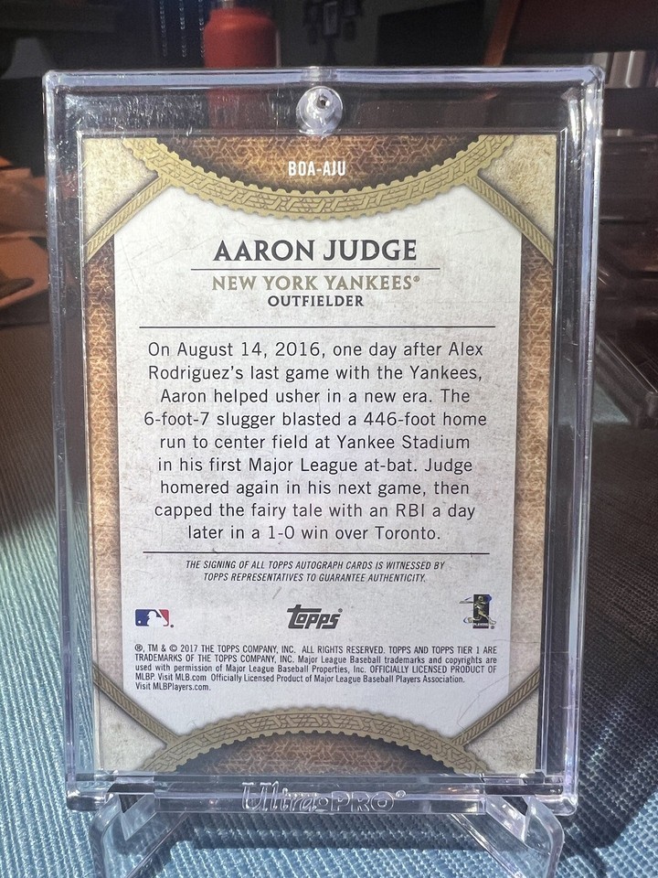 2017 Aaron Judge Tier One Copper RC 20/25 | eBay