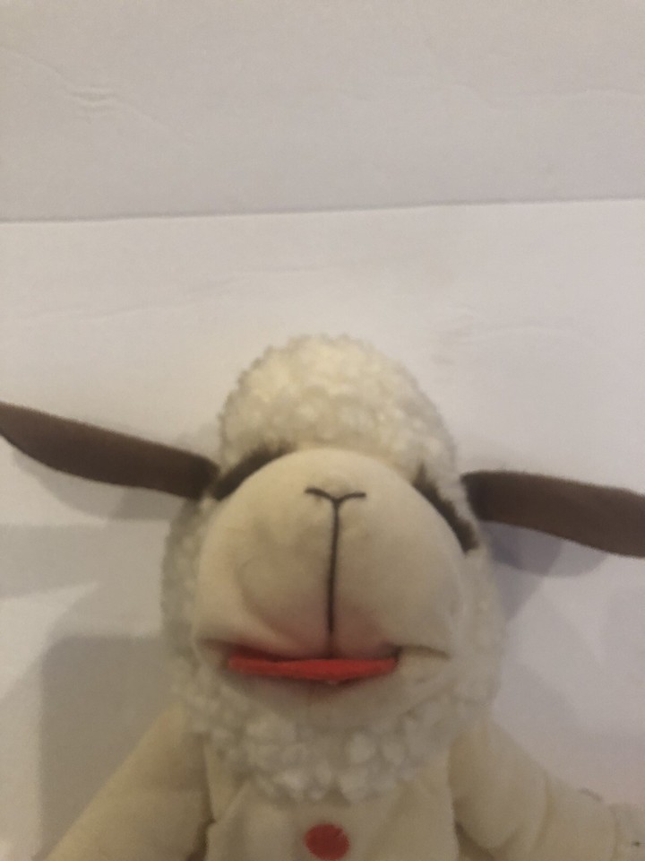 Lamb Chop Shari Lewis Hand Puppet 16" Plush Stuffed Toy “Condition Used ...