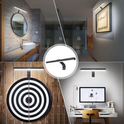 Picture Light Battery Operated, 16Inch Rechargeable Picture Frame Light ...