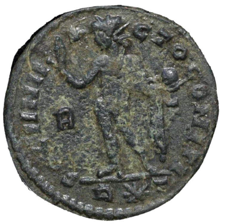 LICINIUS I ROMAN COIN - XF CONDITION - SILVERED FOLLIS 20mm 3.4 GRAMS ...