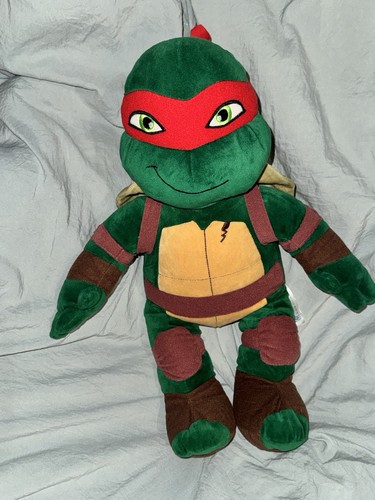 Build A Bear 2014 TMNT Raphael Plush Red Teenage Mutant Ninja Turtle ...