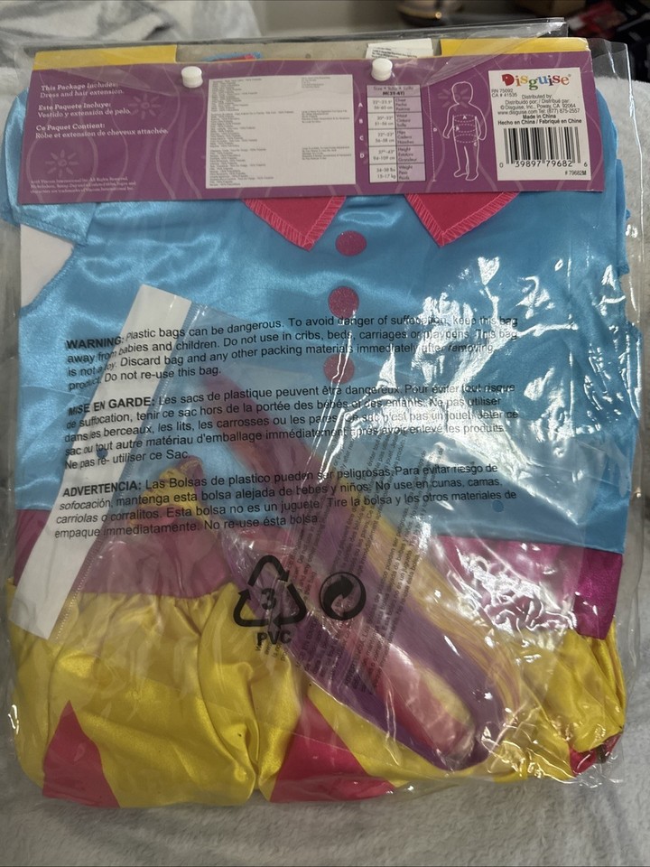 Child Toddler Girls Nickelodeon Nick Jr Sunny Day Halloween Costume 3T ...