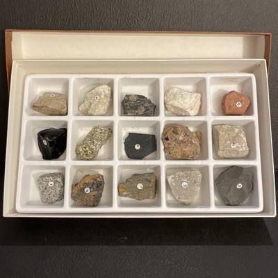 Vintage Fisher Science Education Classroom Rocks & Minerals Kit Geology ...