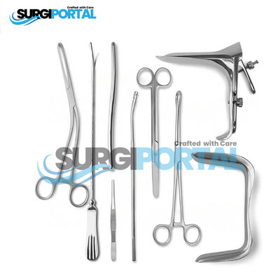 Basic Surgical 9 Pieces gynecology surgical Instrument set kit | eBay