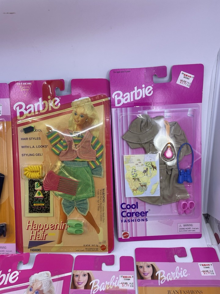 Mattel 1990s Barbie Clothes Lot Of 7 New Vintage Outfits 90’s & More | eBay