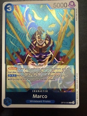 Marco R Foil One Piece Royal Blood #OP10-055 | eBay