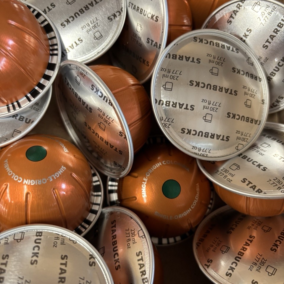 Starbucks Nespresso Vertuo Colombia Medium Roast Coffee Pods 48ct BULK ...