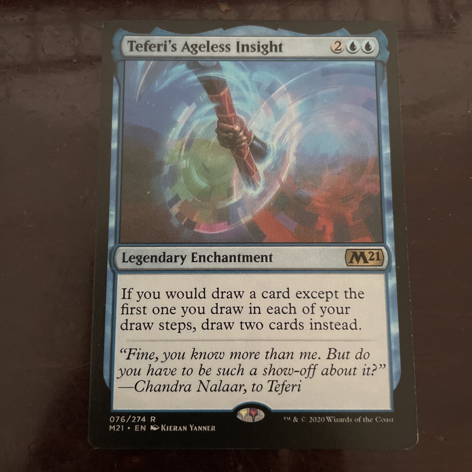 MTG Teferi's Ageless Insight Core Set 2021 076/274 Regular Rare for ...