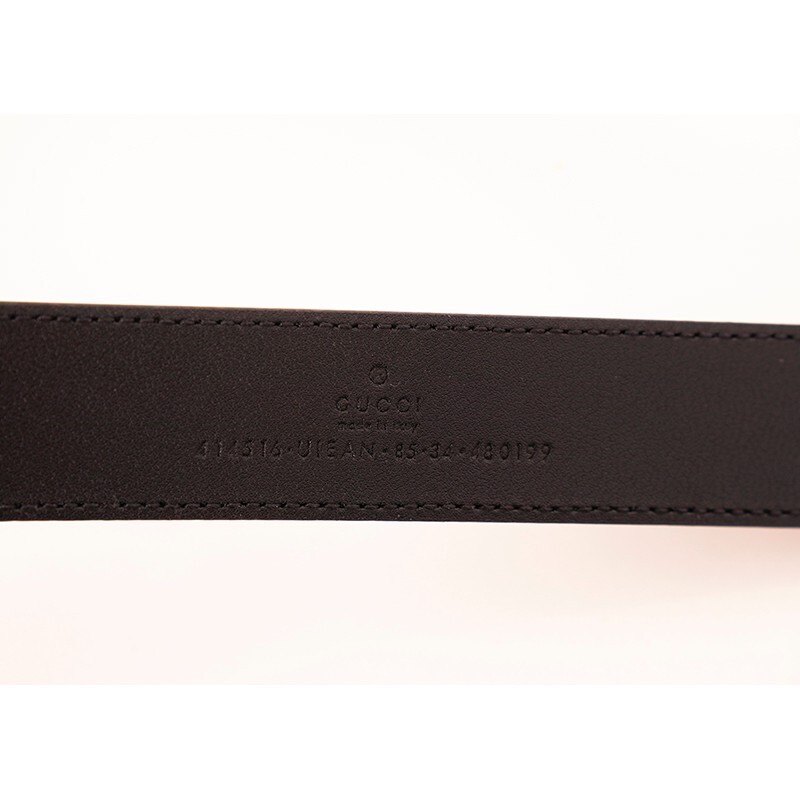 90/36 NEW $570 GUCCI Men's Black/Gray Supreme Coated Canvas 90/36 NEW $570 GUCCI Men's Black/Gray Supreme Coated Canvas